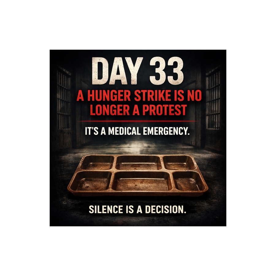 Day 33: When a Hunger Strike Becomes a Medical Emergency | Podcast ...