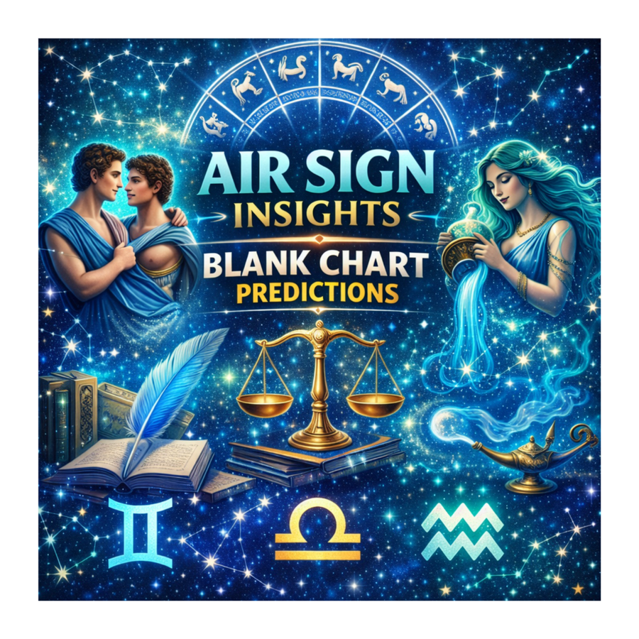 Gemini, Libra & Aquarius Lagna | Blank Chart Predictions | Learn Vedic ...