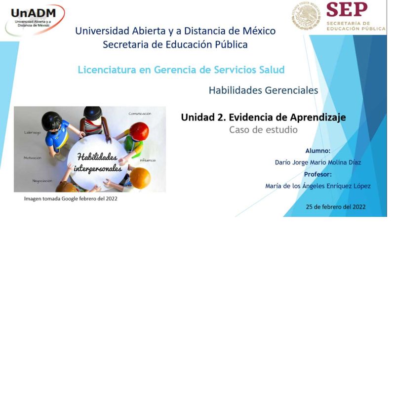 Habilidades Interpersonales HHGD_U2_EA_DAMD - El liderazgo en la ...