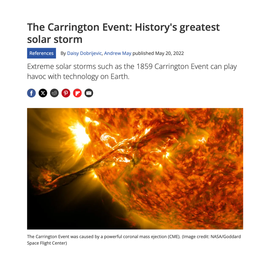 December 6, 2025 Current Trio of Sunspots-Carrington Level Event ...