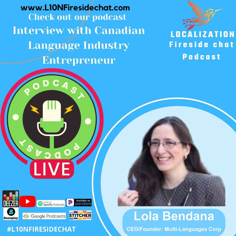 Meet Lola Bendana: CEO And founder of Multi-Languages Corp. | Podcast ...