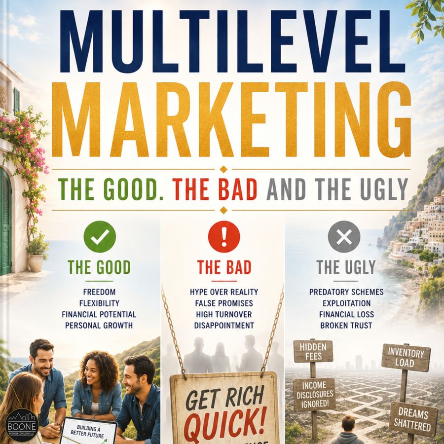 Multi-Level Marketing, The Good, The Bad, and The Ugly | Podcast on RSS.com