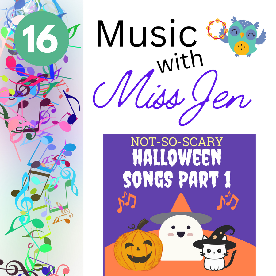 Ep. 16 - Halloween Songs Part 1 - Music with Miss Jen - An Early ...