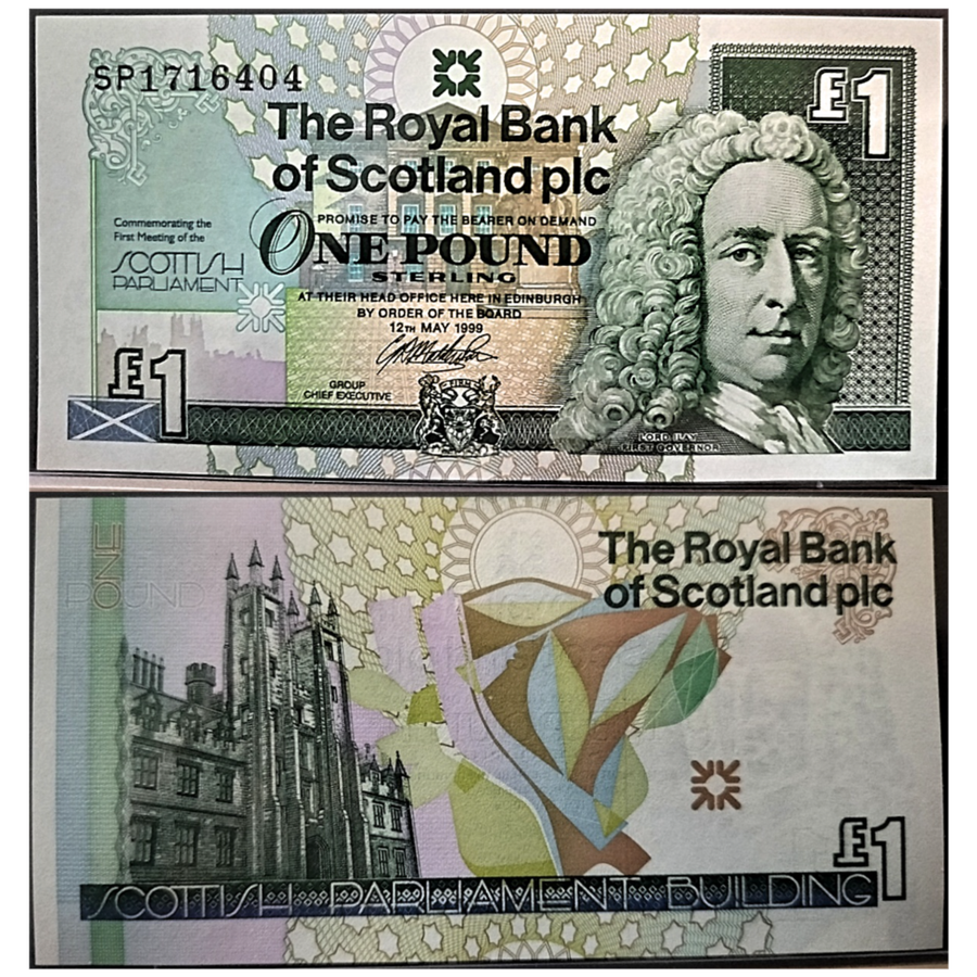 UK: Royal Bank of Scotland 1 Pound Ilay Commemortive Series Scottish ...