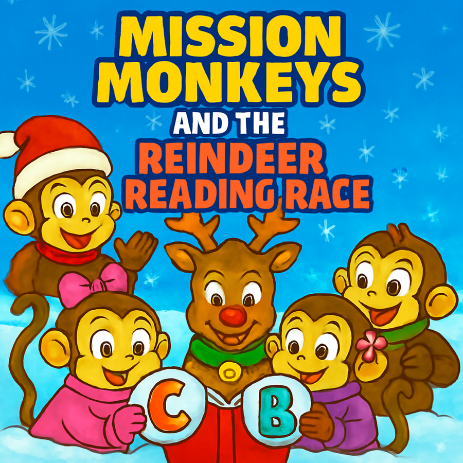 🦌 Mission Monkeys and the Reindeer Reading Race | Podcast Episode on ...