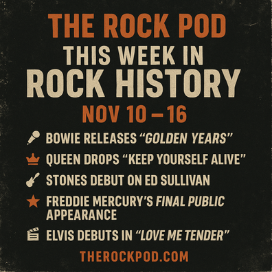 This Week in Rock Music History 11/10-11/16 | Podcast Episode on RSS.com