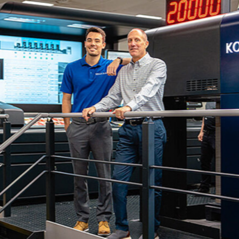 Bernie Elzer III, President and CEO, and Nathan Elzer, Process ...