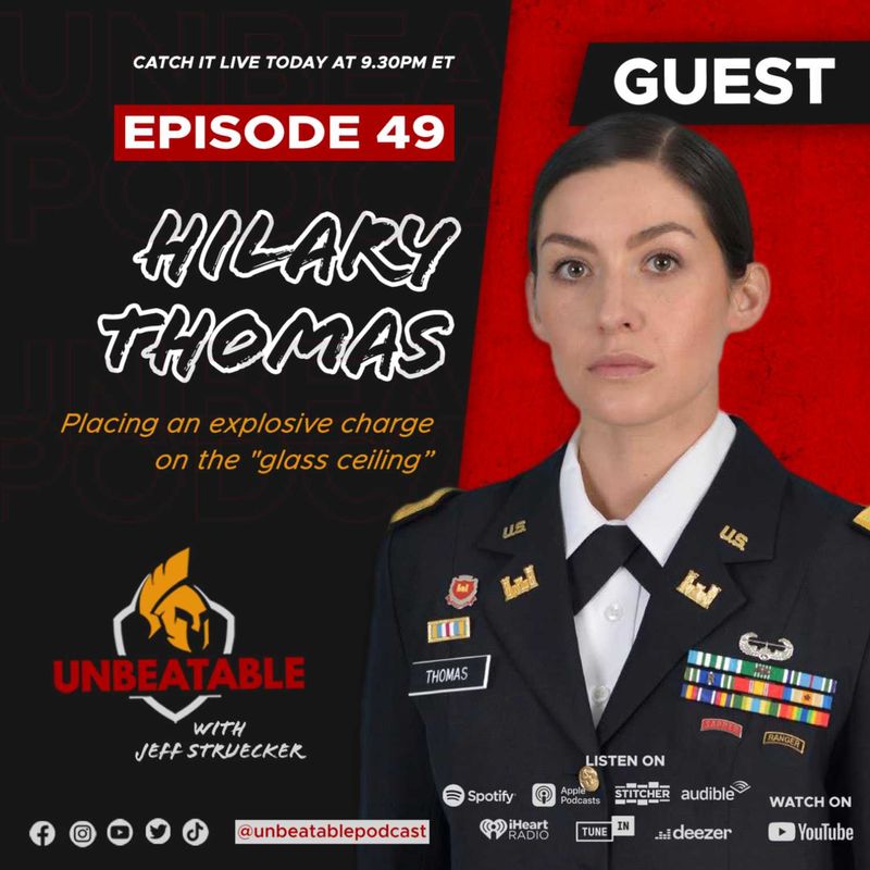 Unbeatable - Ep 49: Hilary Thomas: Placing an explosive charge on the ...